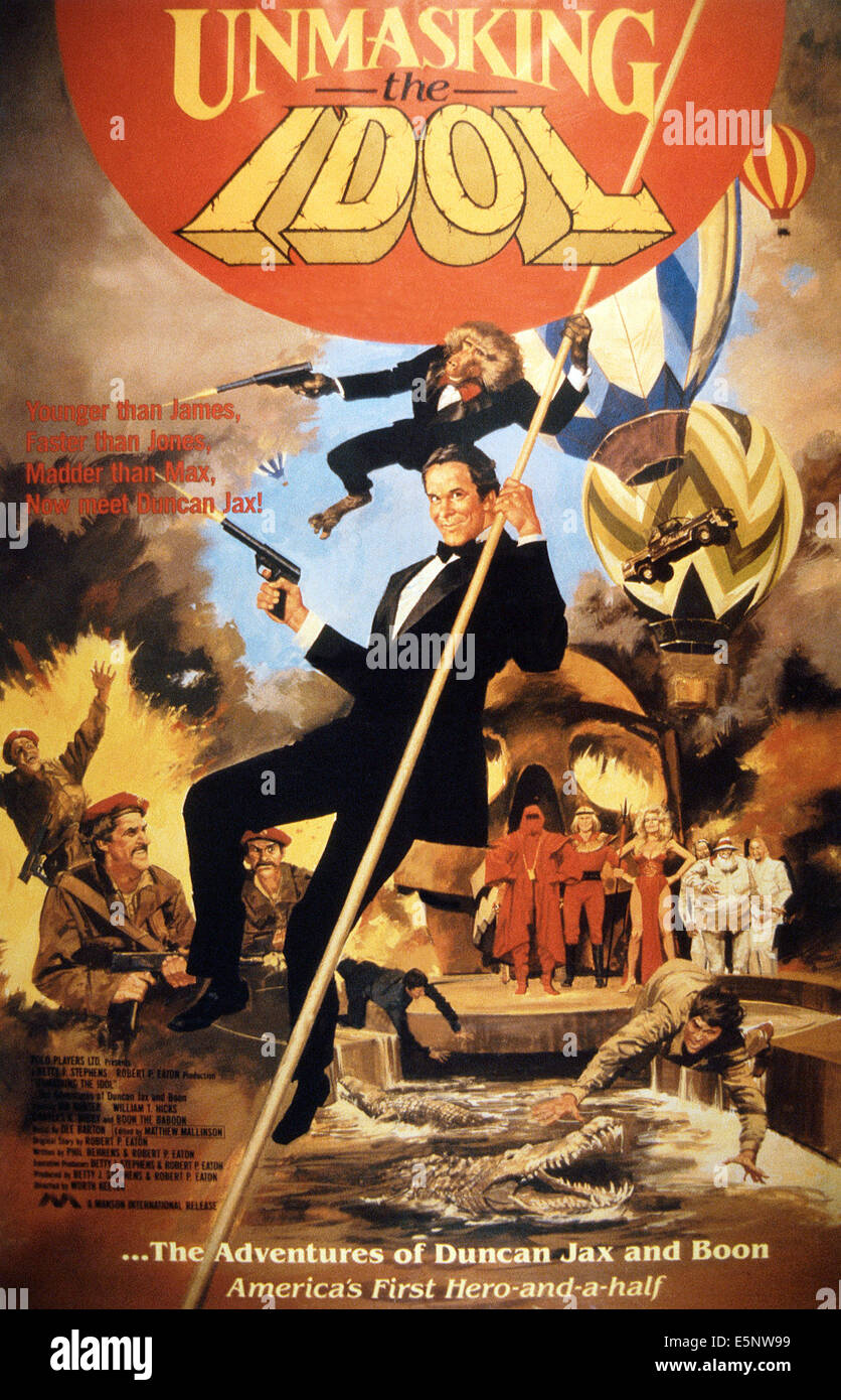 UNMASKING THE IDOL, US poster, Ian Hunter (center), 1988, © Manson ...