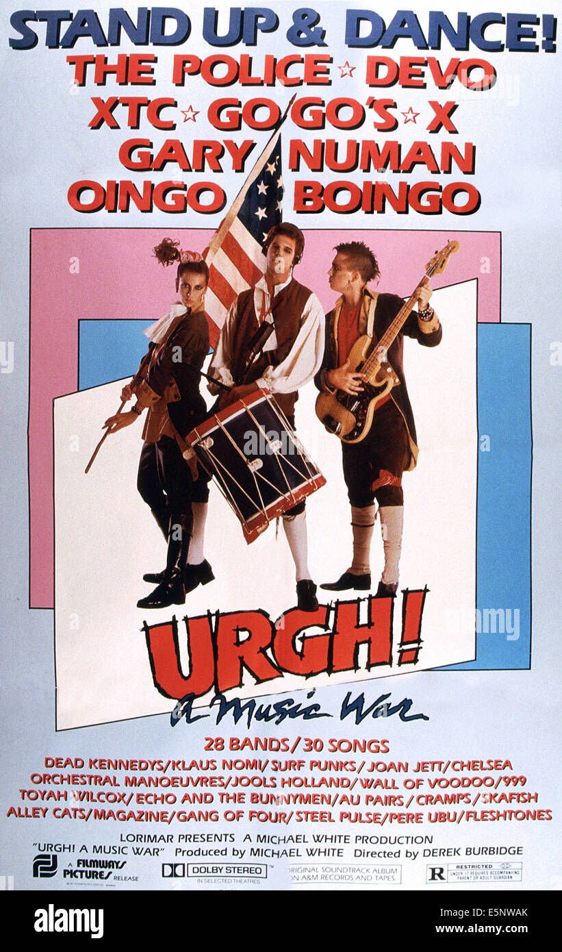 URGH! A MUSIC WAR, US poster, 1981, © Lorimar/courtesy Everett ...
