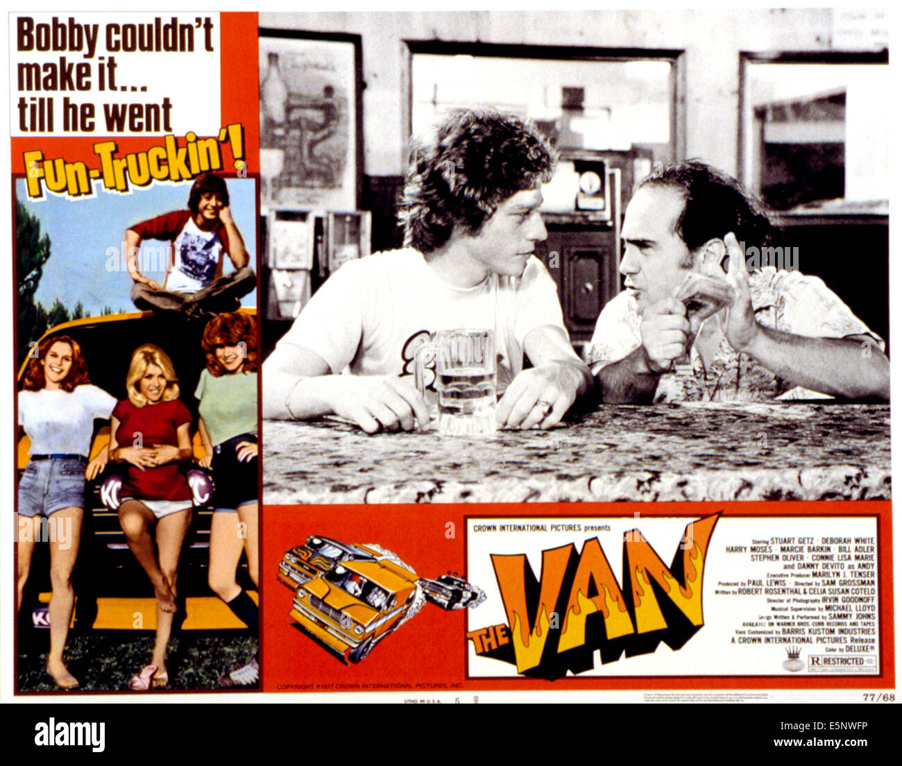 THE VAN, Stuart Goetz, Danny DeVito, 1977 Stock Photo - Alamy