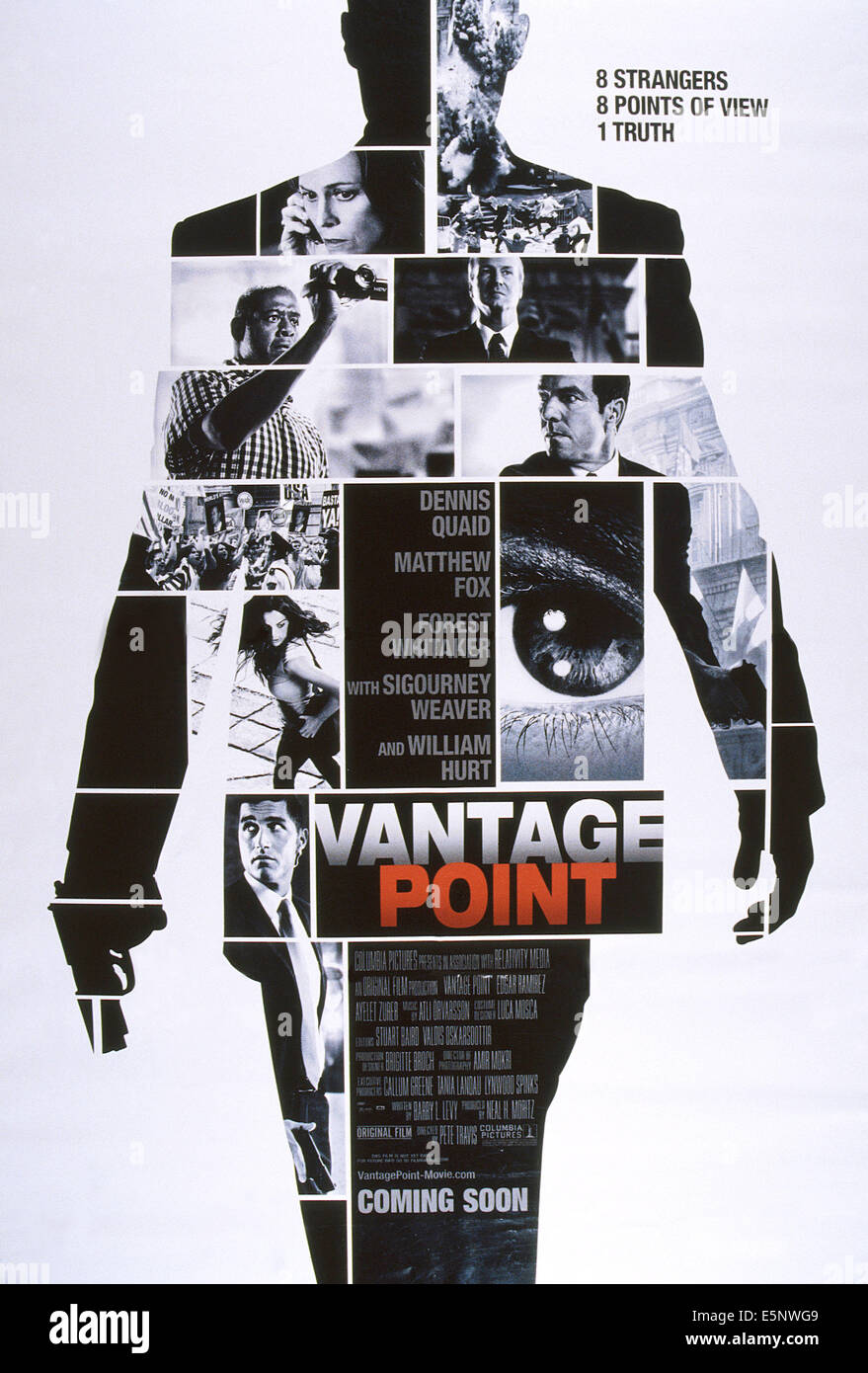 VANTAGE POINT, US poster art, clockwise from top left: Sigourney Weaver ...