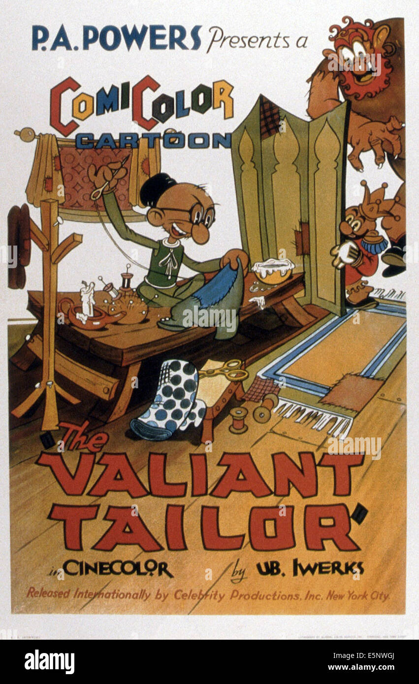 THE VALIANT TAILOR, (aka THE KING'S TAILOR, US poster, 1934 Stock Photo ...
