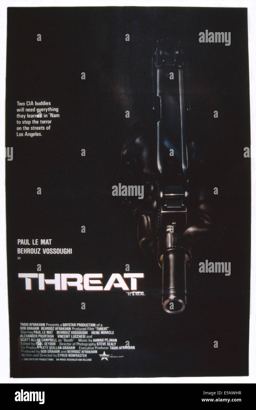 VEILED THREAT, (aka THREAT), US poster art, 1989. ©Image Organization ...