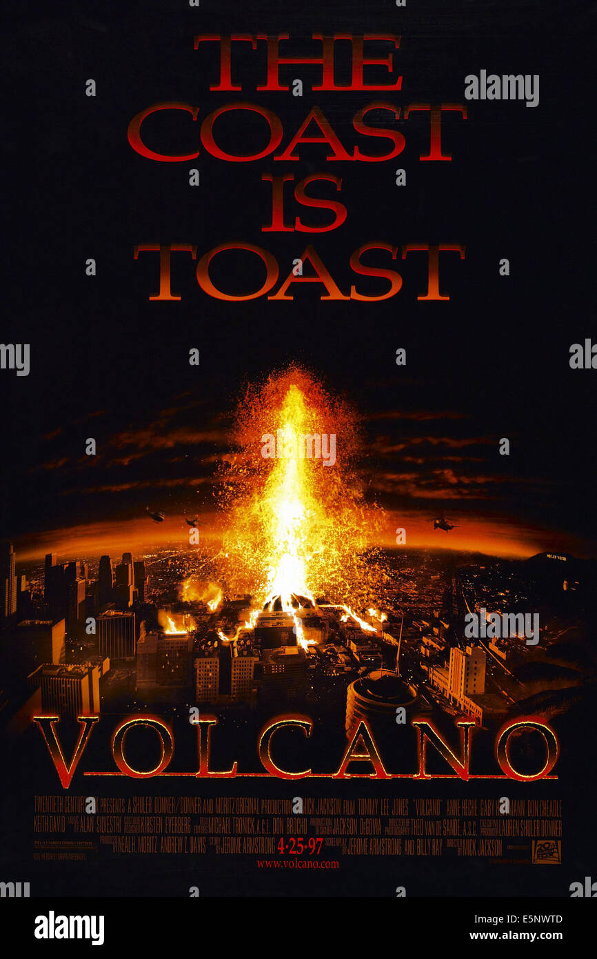 VOLCANO, US poster, 1997, © TM & Copyright © 20th Century Fox Film Corp ...