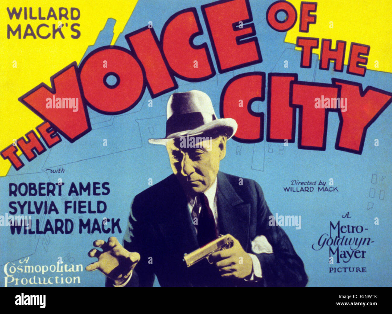VOICE OF THE CITY, Willard Mack on title card, 1929 Stock Photo - Alamy