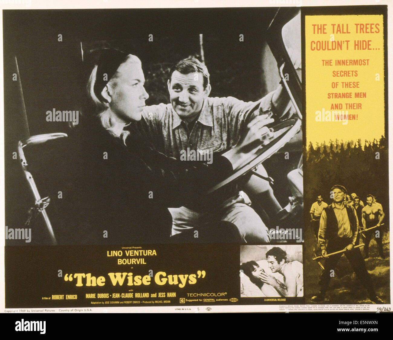 THE WISE GUYS, (aka LES GRANDES GUEULES), US poster, top from left ...