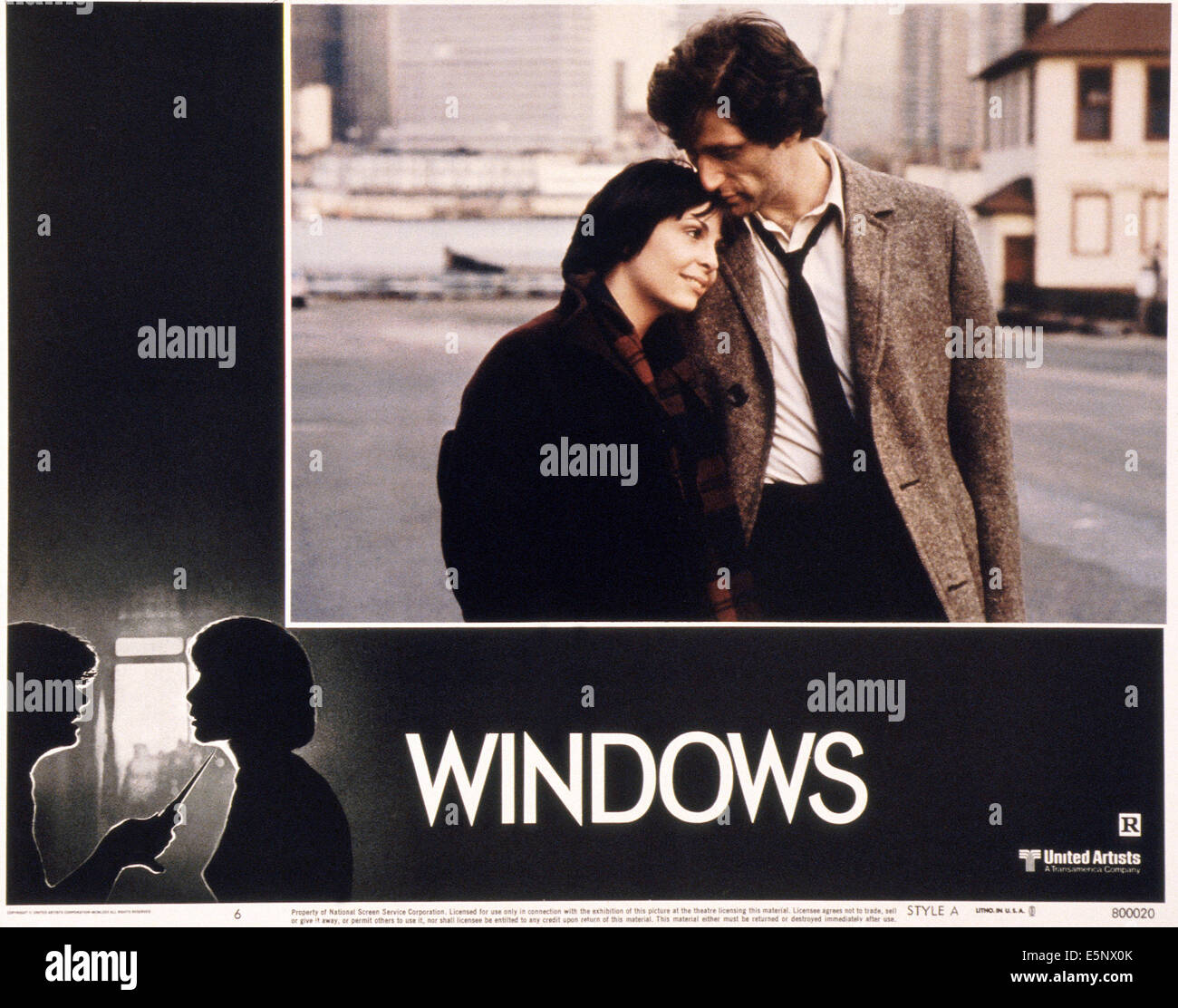 WINDOWS, US lobbycard, from left: Talia Shire, Joe Cortese, 1980 ...