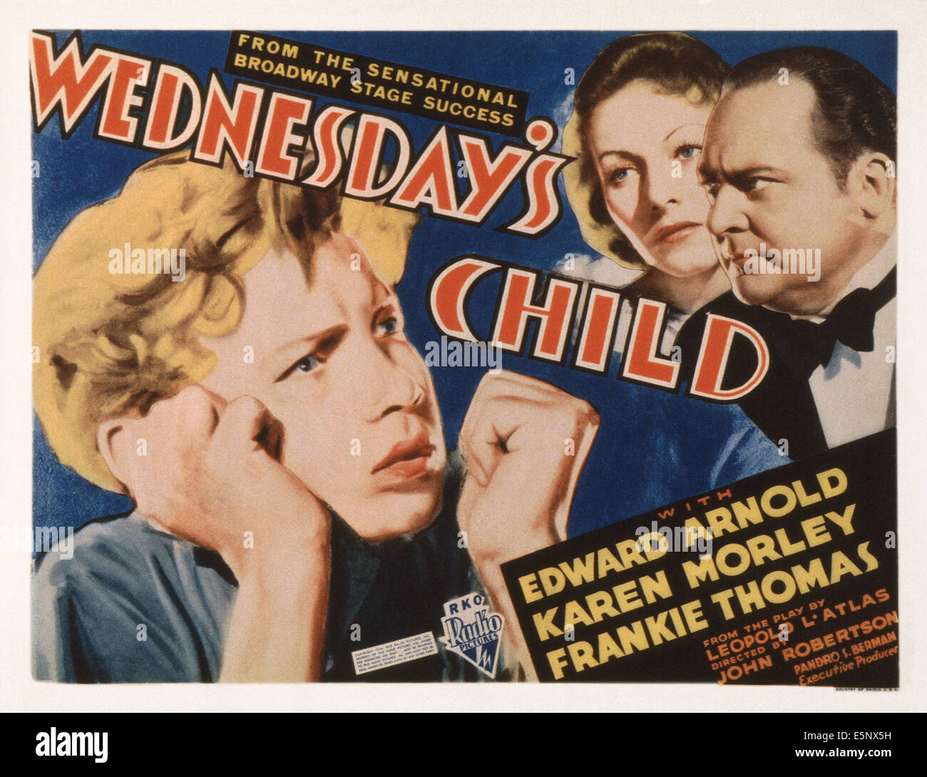 WEDNESDAY'S CHILD, US lobbycard, from left: Frankie Thomas, Karen ...