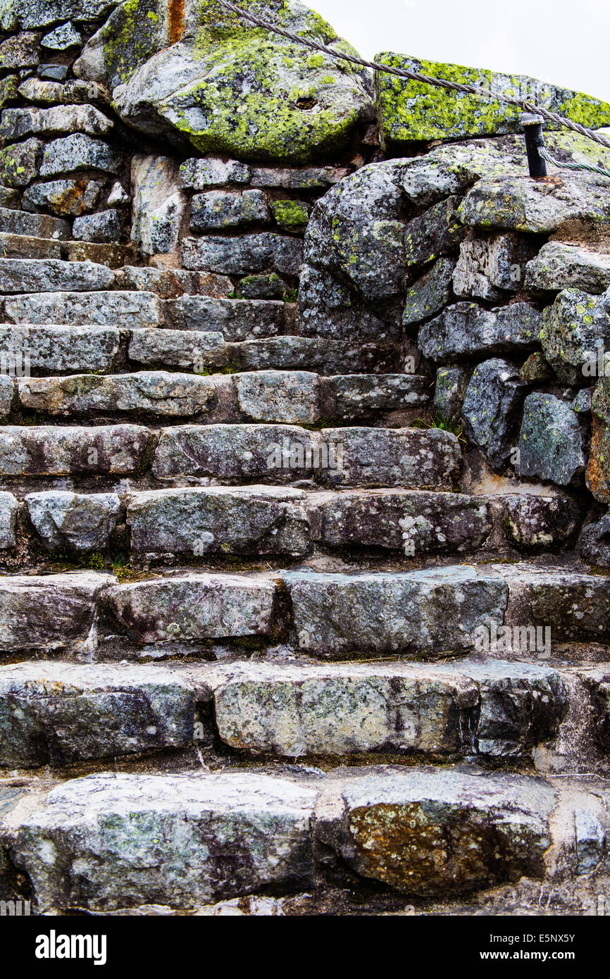 Lake Placid New York USA. Adirondack State Park Stone steps Whiteface ...