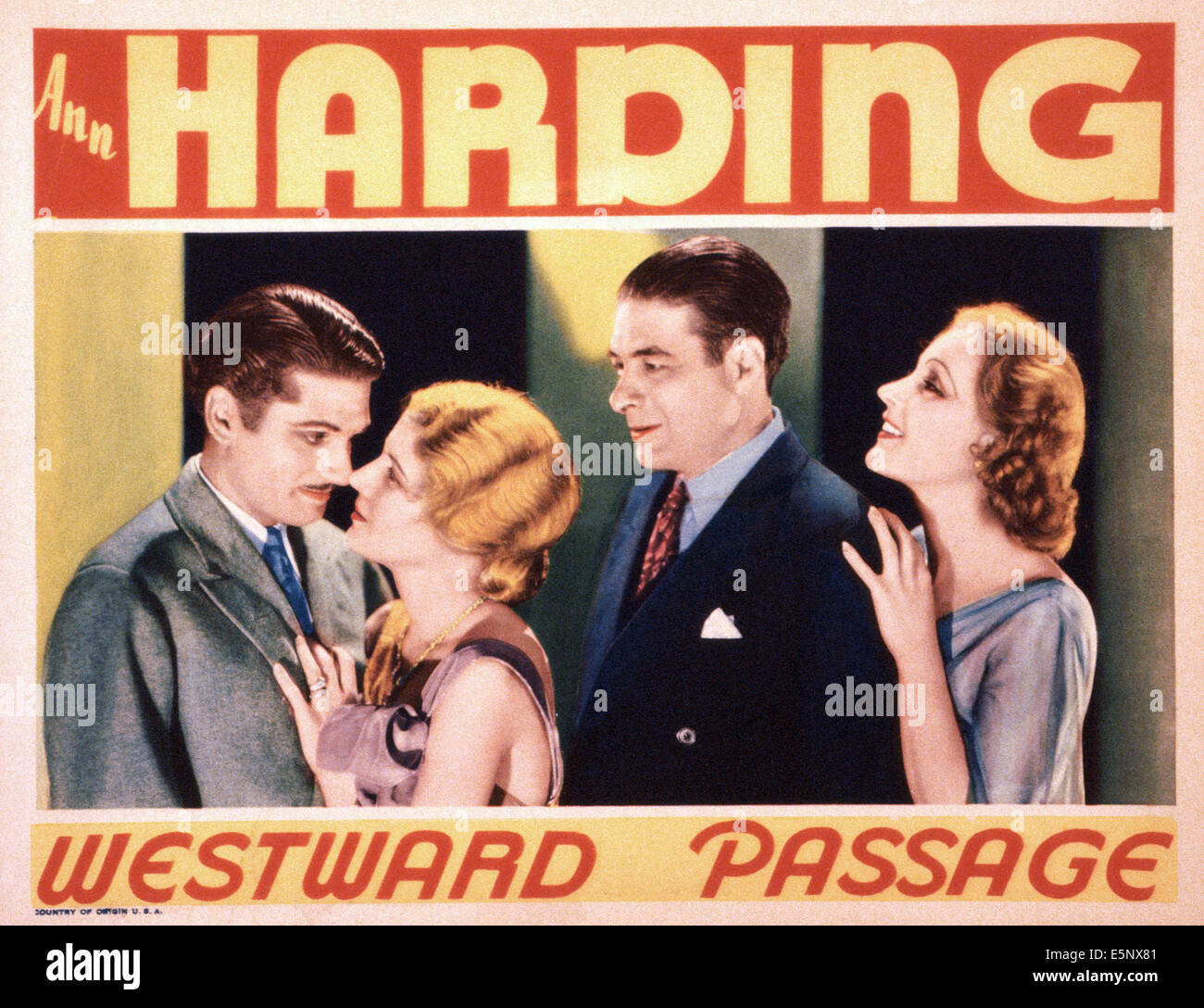 WESTWARD PASSAGE, US lobbycard, from left: Laurence Olivier, Ann ...
