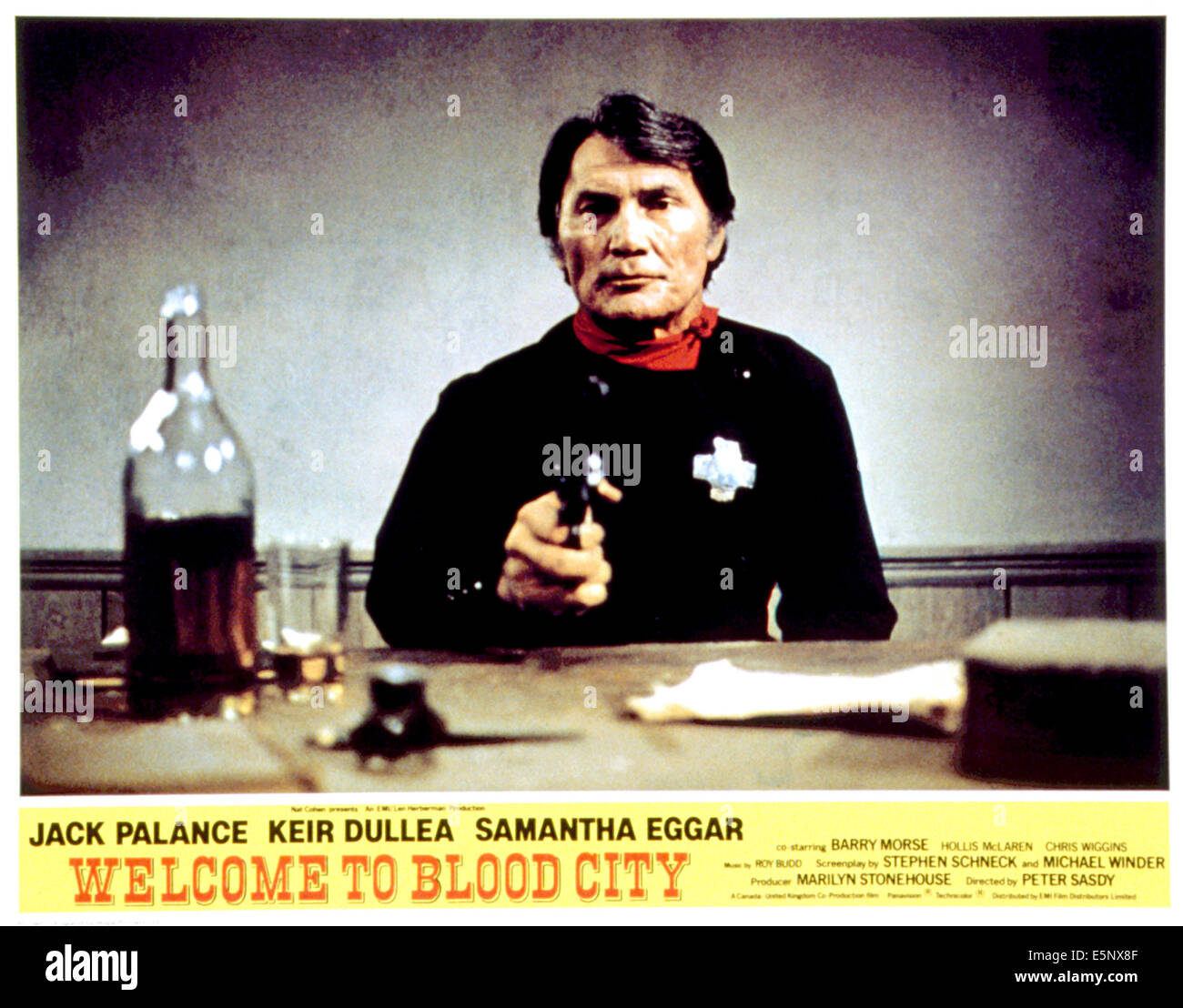 WELCOME TO BLOOD CITY (aka BLOOD CITY), Jack Palance, 1977 Stock Photo ...