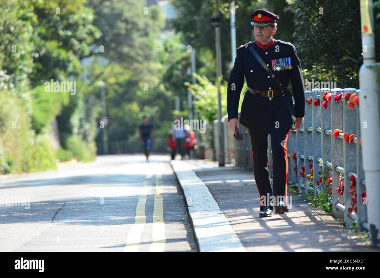 Prince Harry officially unveils the First World War memorial arch in ...