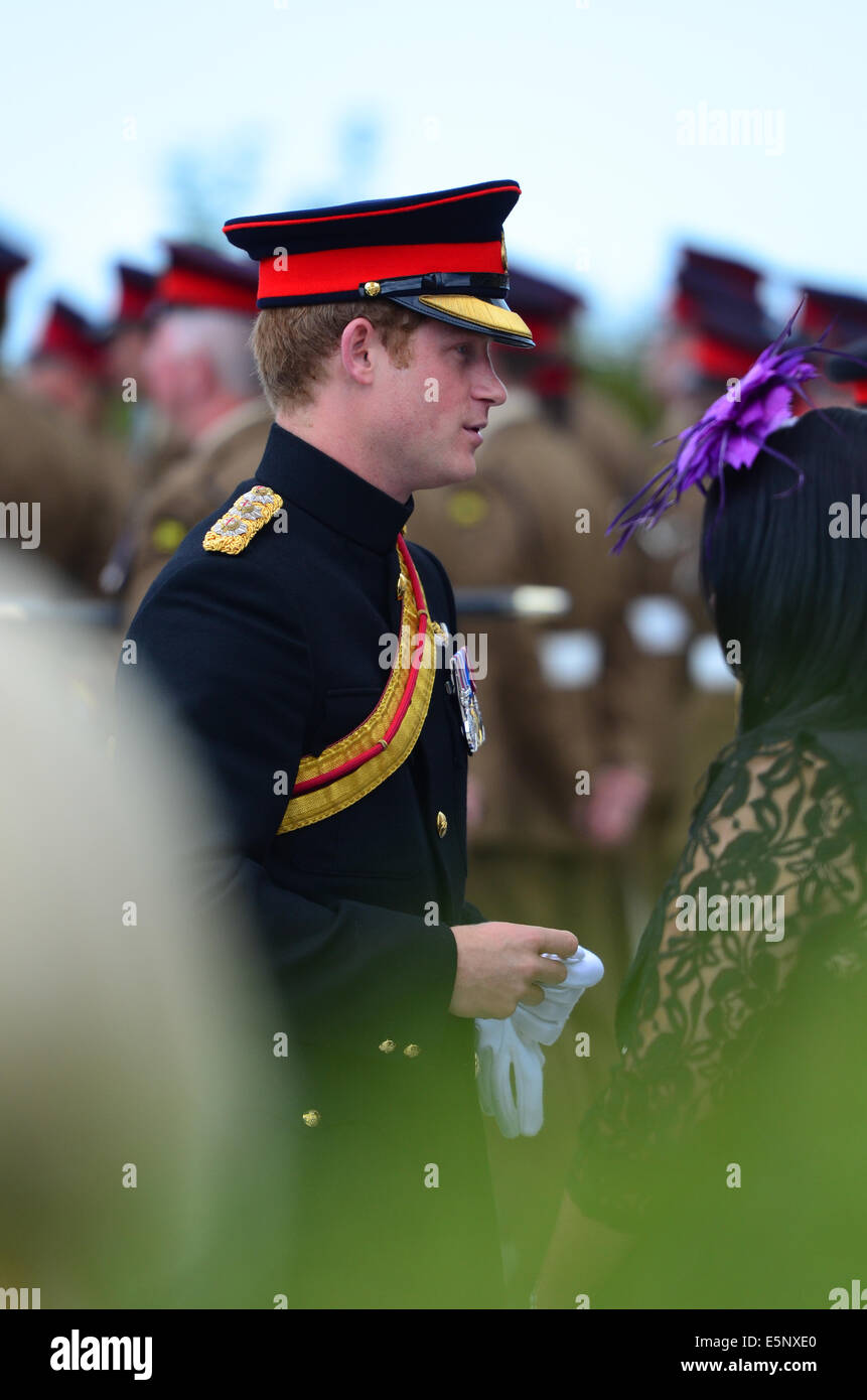 Prince Harry officially unveils the First World War memorial arch in ...