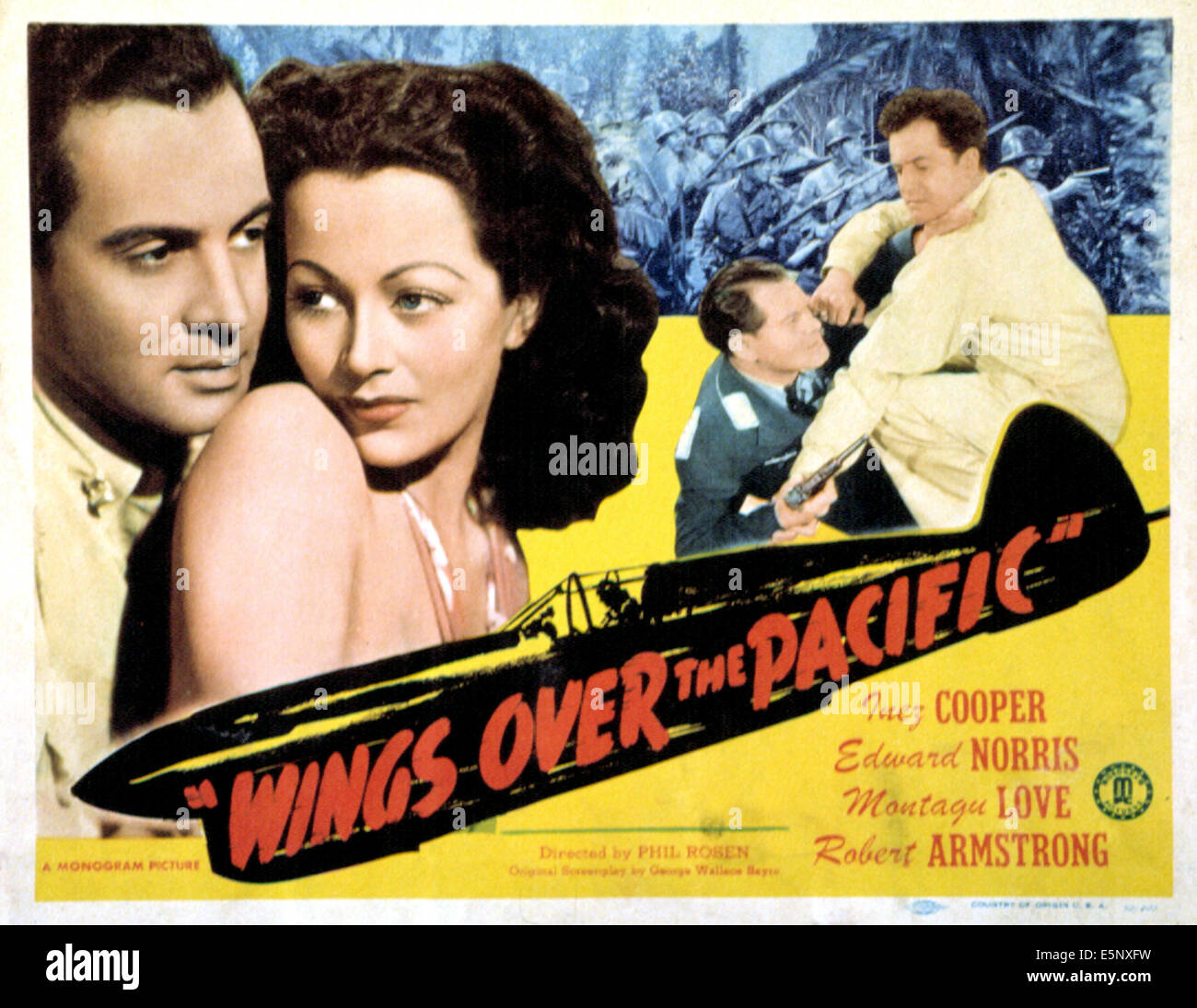 WINGS OVER THE PACIFIC, Edward Norris, Inez Cooper, Henry Gutman, 1943 Stock Photo - Alamy