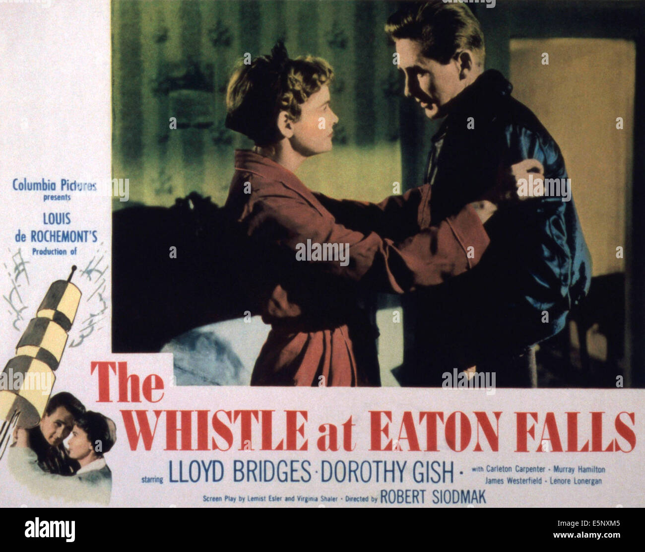 THE WHISTLE AT EATON FALLS, Diana Douglas, Lloyd Bridges, 1951 Stock Photo - Alamy