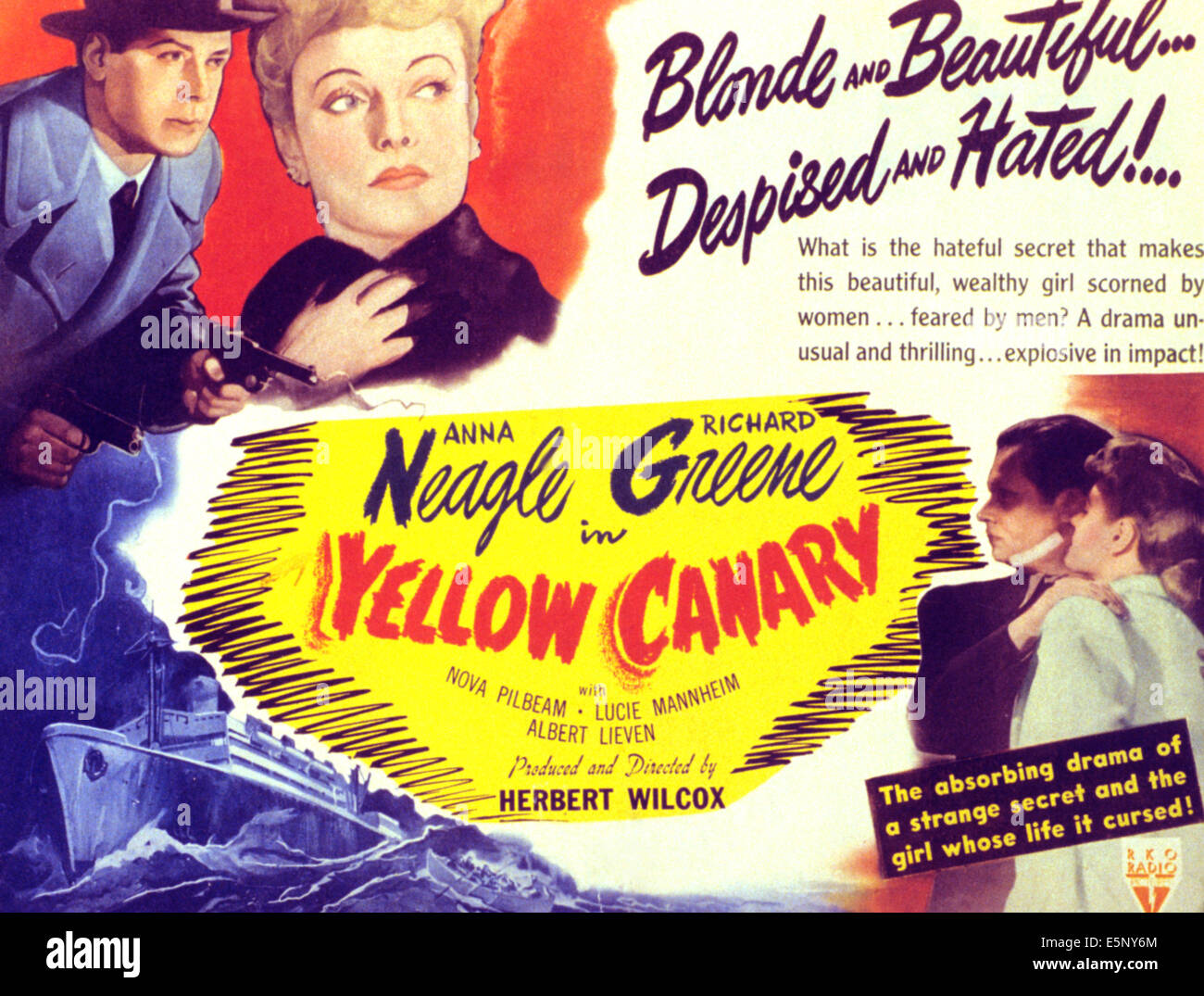 YELLOW CANARY, Richard Greene, Anna Neagle, 1943 Stock Photo - Alamy