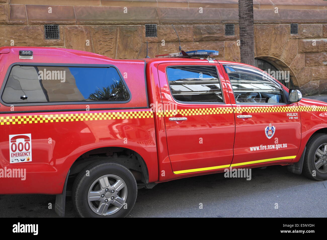 New south wales NSW fire service vehicle a toyota hilux ute, Sydney ...