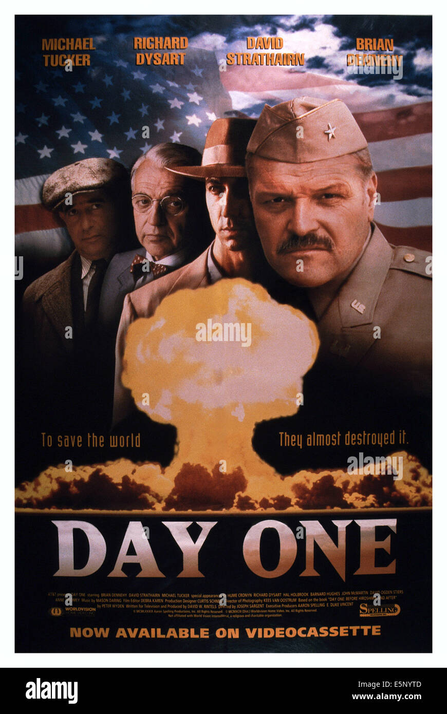 DAY ONE, from left: Michael Tucker, Richard Dysart, Davis Strathhairn ...