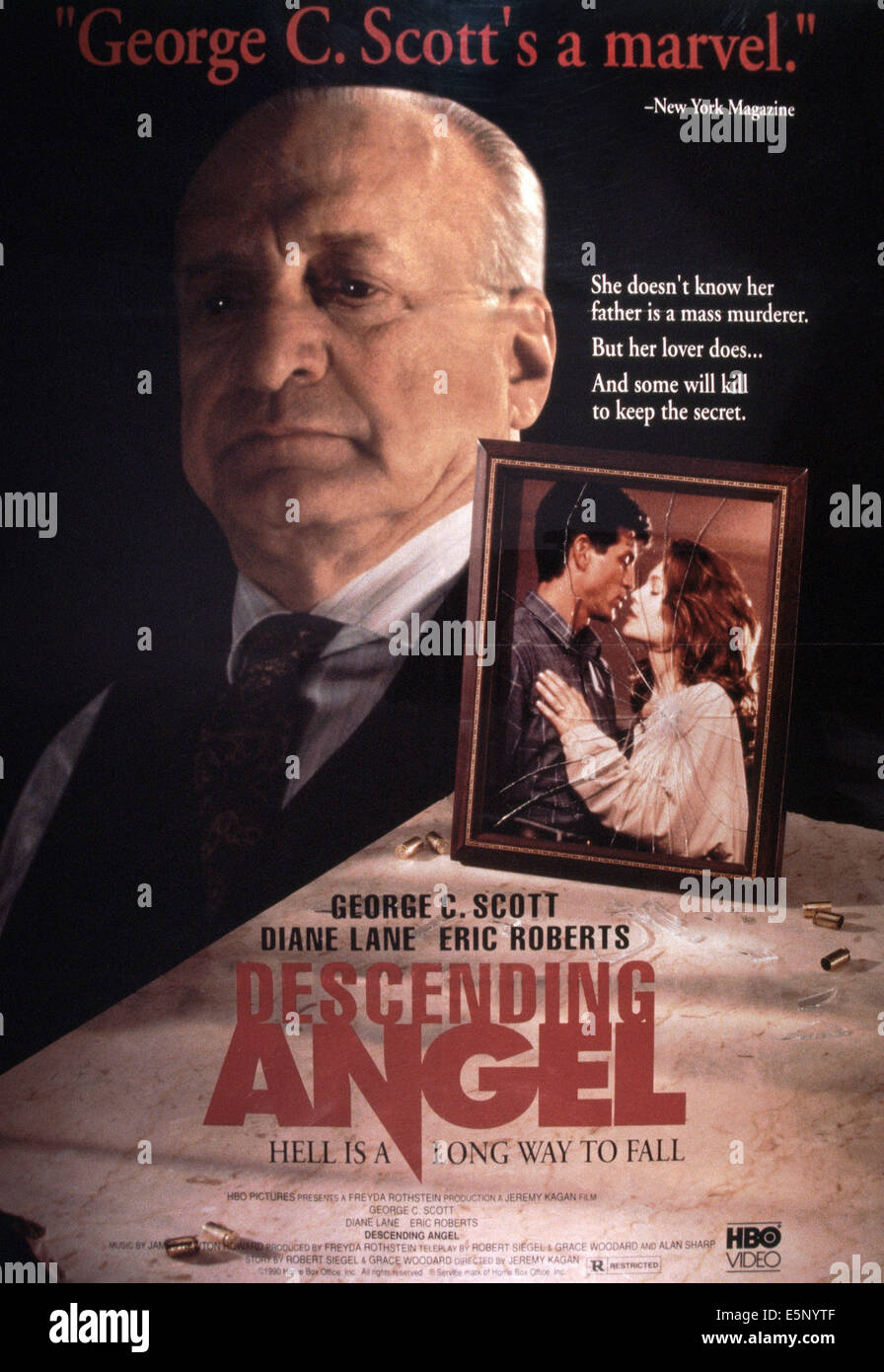 DESCENDING ANGEL, from left: George C. Scott, Eric Roberts, Diane Lane ...