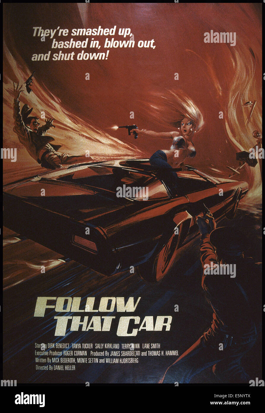 FOLLOW THAT CAR, (aka THE GEORGIA PEACHES), U.S. poster, 1980. ©CBS ...