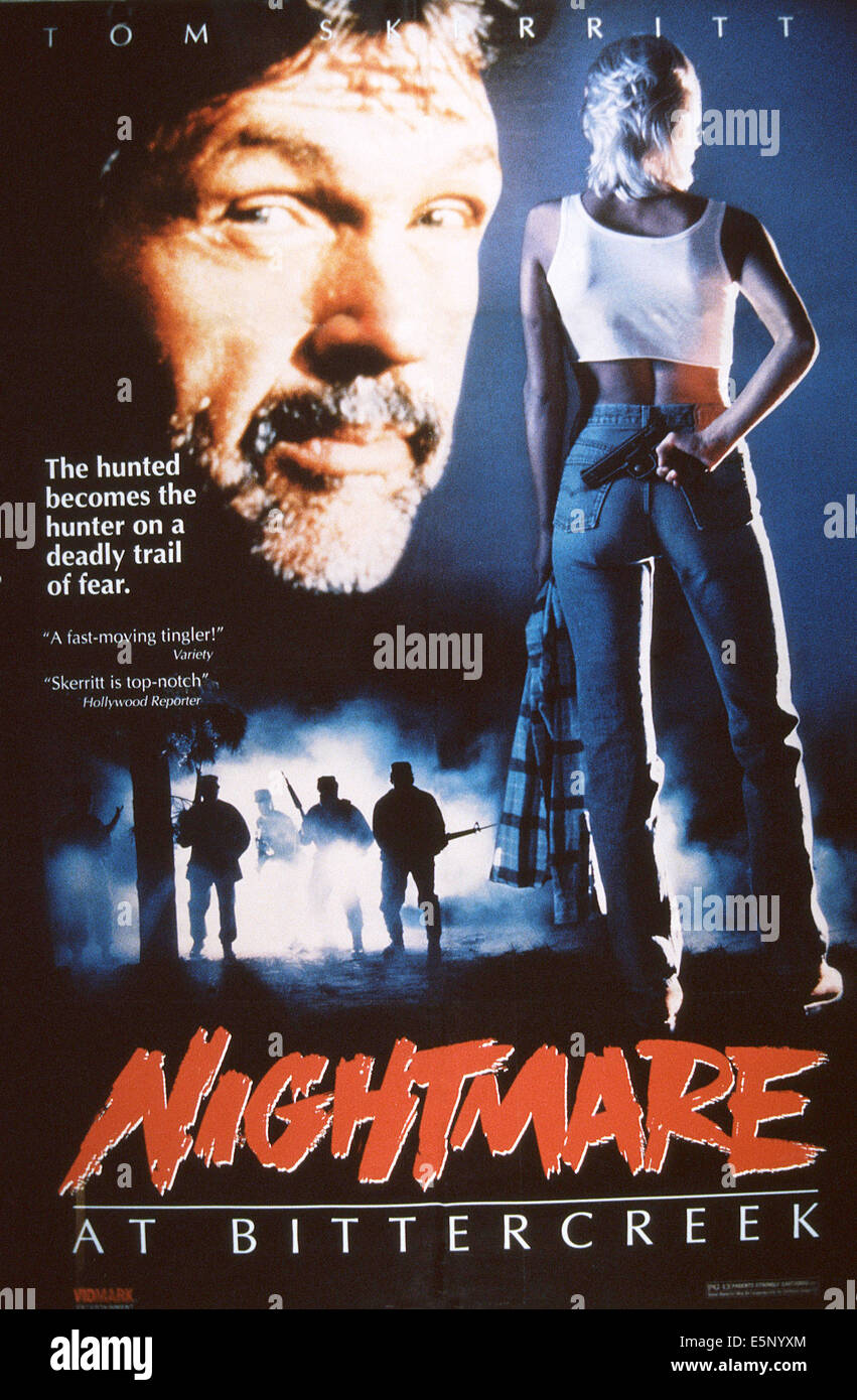 NIGHTMARE AT BITTER CREEK, US poster, 1988, © CBS/courtesy Everett ...