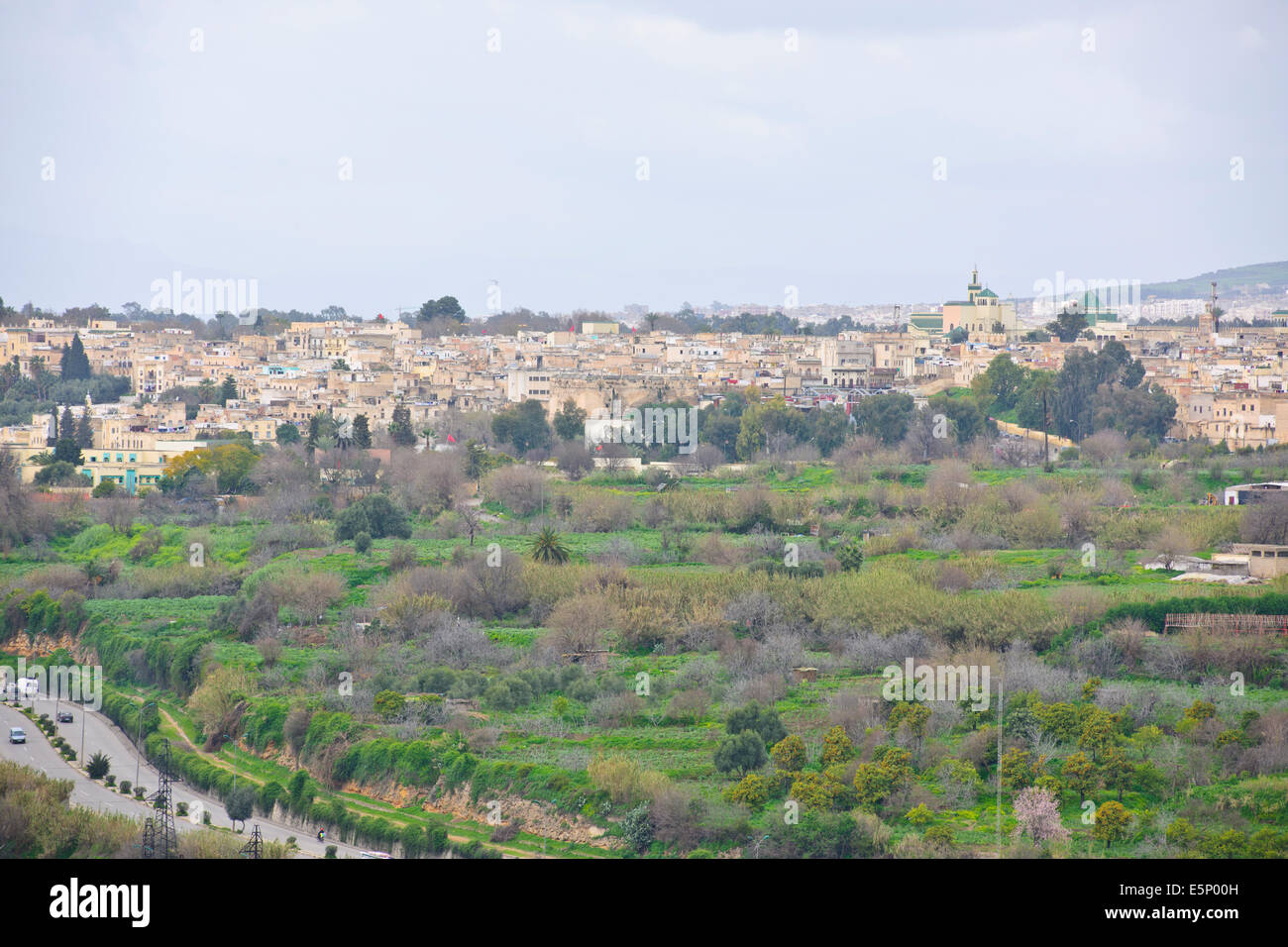 Fez City Skyline looking East and West,Souk,Surrounding Hills,City ...