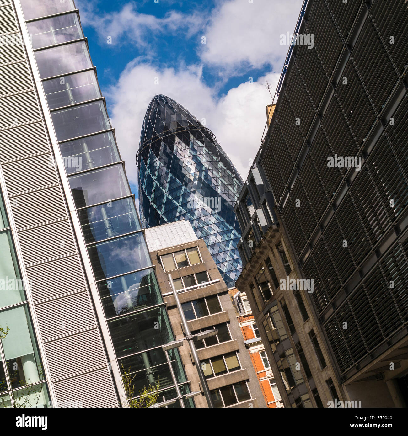 The Gherkin Building, 30 St Mary Axe, London, Britain Stock Photo - Alamy