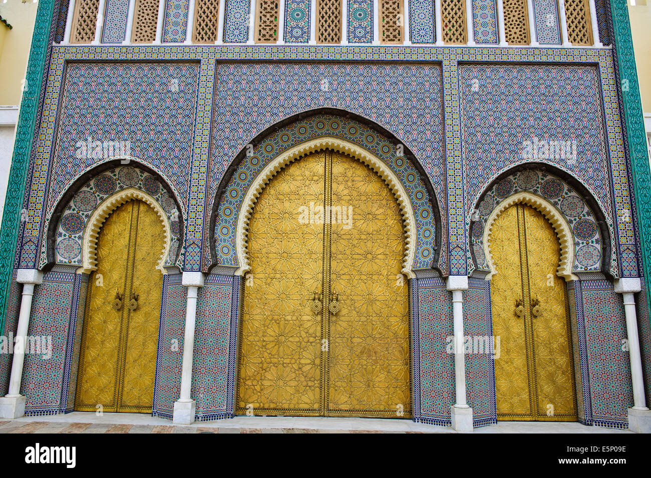 Golden Moorish Gates,Richly ornamented,Engraved Bronze Doors,Lalla Mina ...