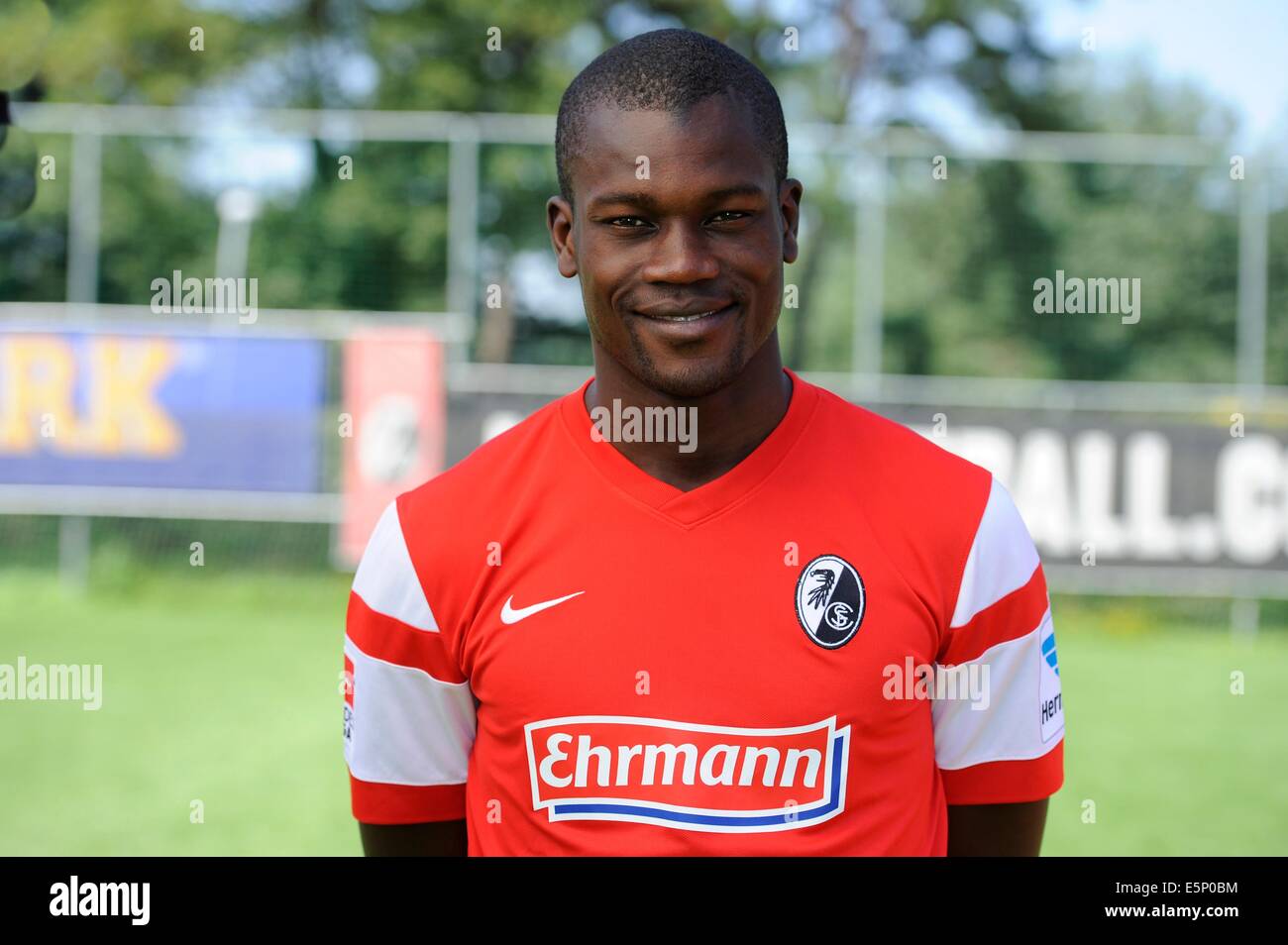 Der Spieler Fallou Diagne vom Fußball-Bundesligisten SC Freiburg ...