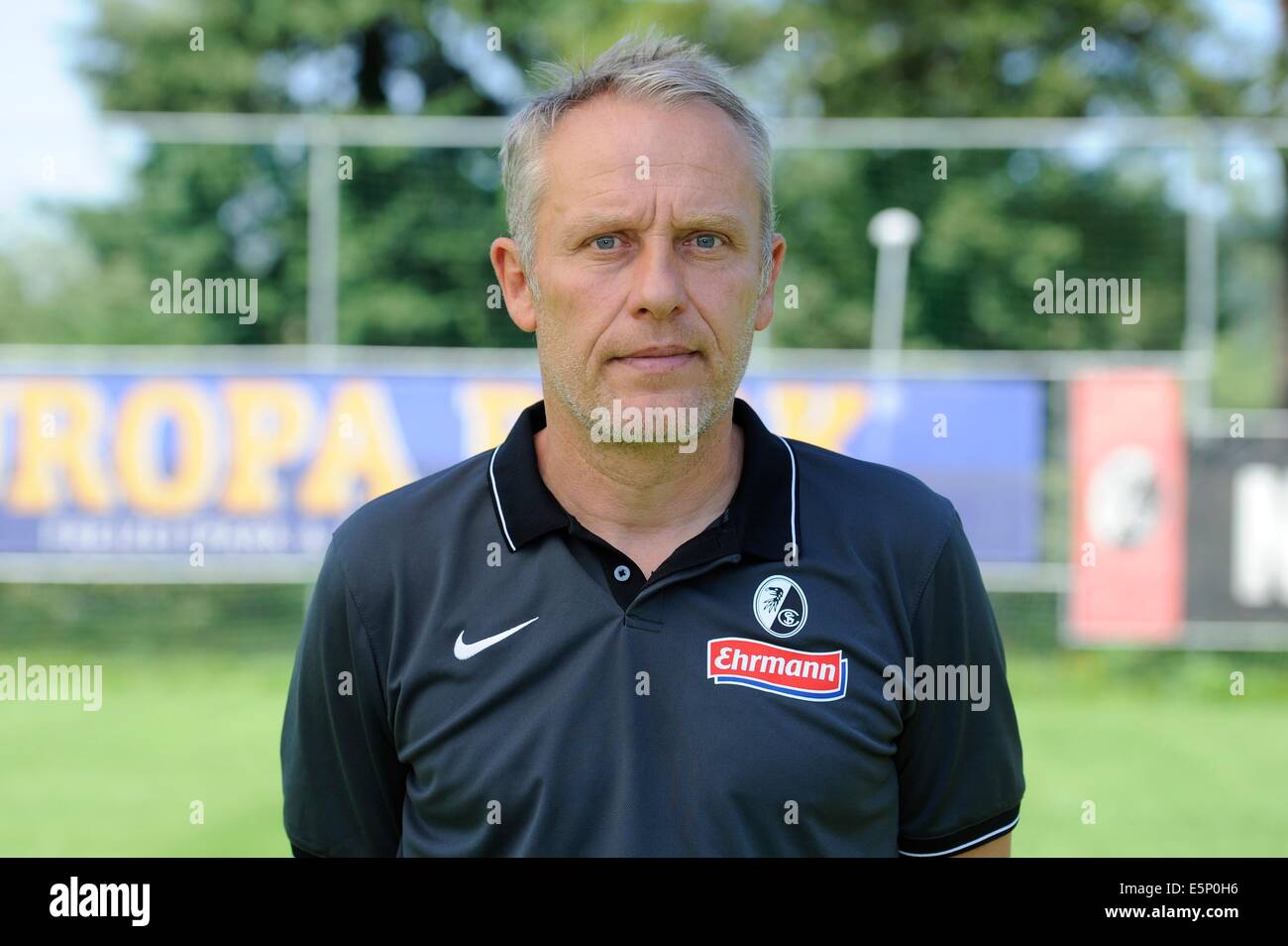 Christian Streich , Trainer des Fußball-Bundesligisten SC Freiburg ...