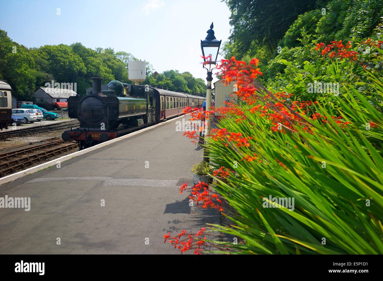 Bodmin General station on the Bodmin and Wenford Railway, Cornwall, UK ...