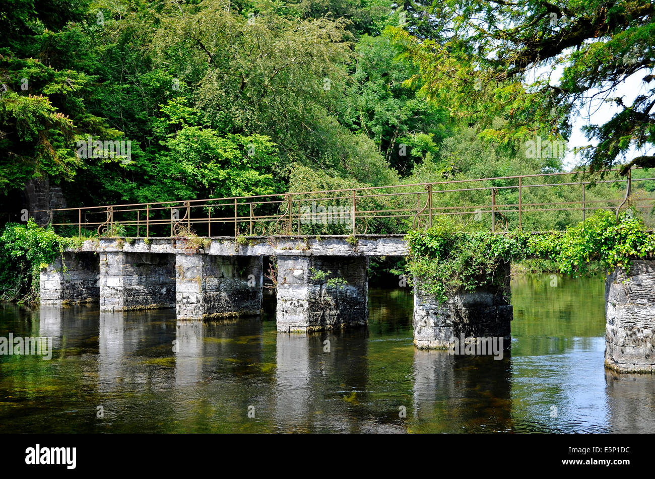 Cong abbey footbridge hi-res stock photography and images - Alamy