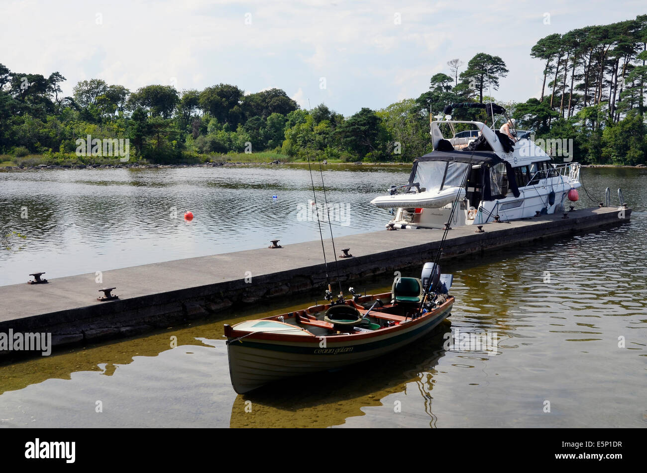 Landing stage for boats visiting a St. Patrick's 5th Century Monastic ...