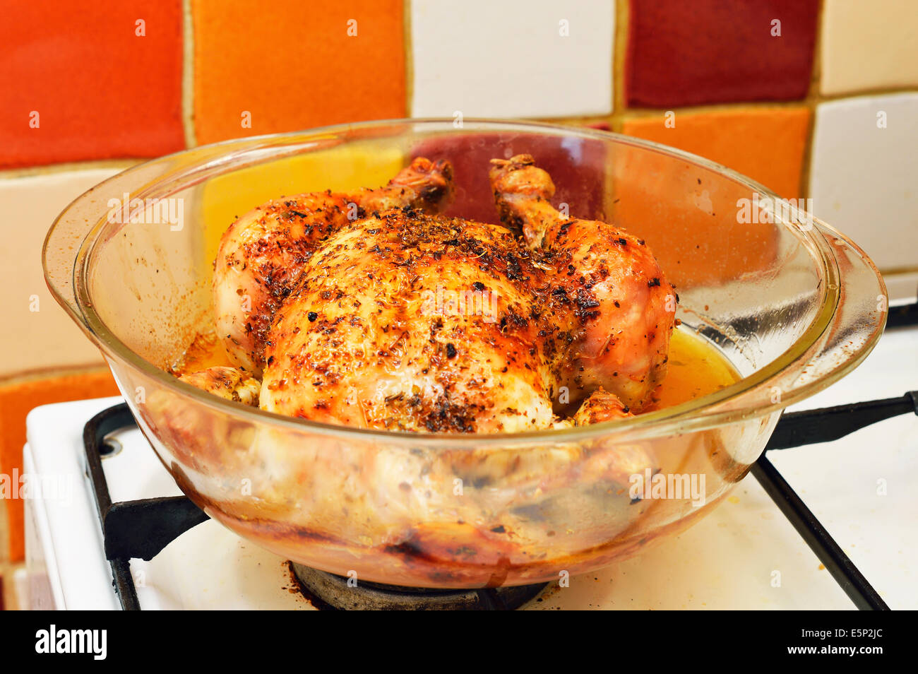 Appetizing and tasty roast chicken homemade baking , roasting meat ...
