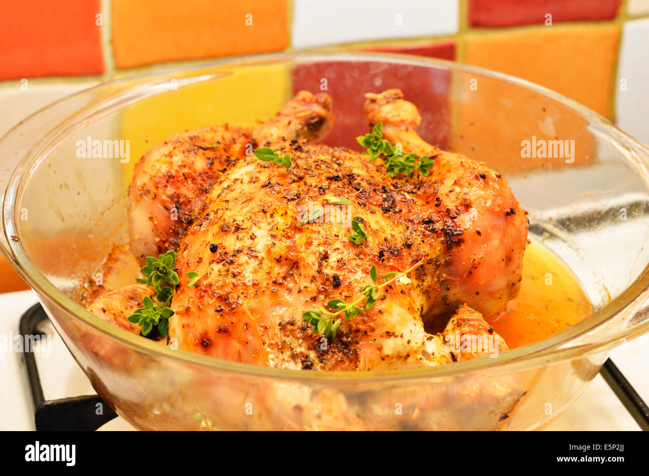 Appetizing and tasty roast chicken homemade baking , roasting meat ...