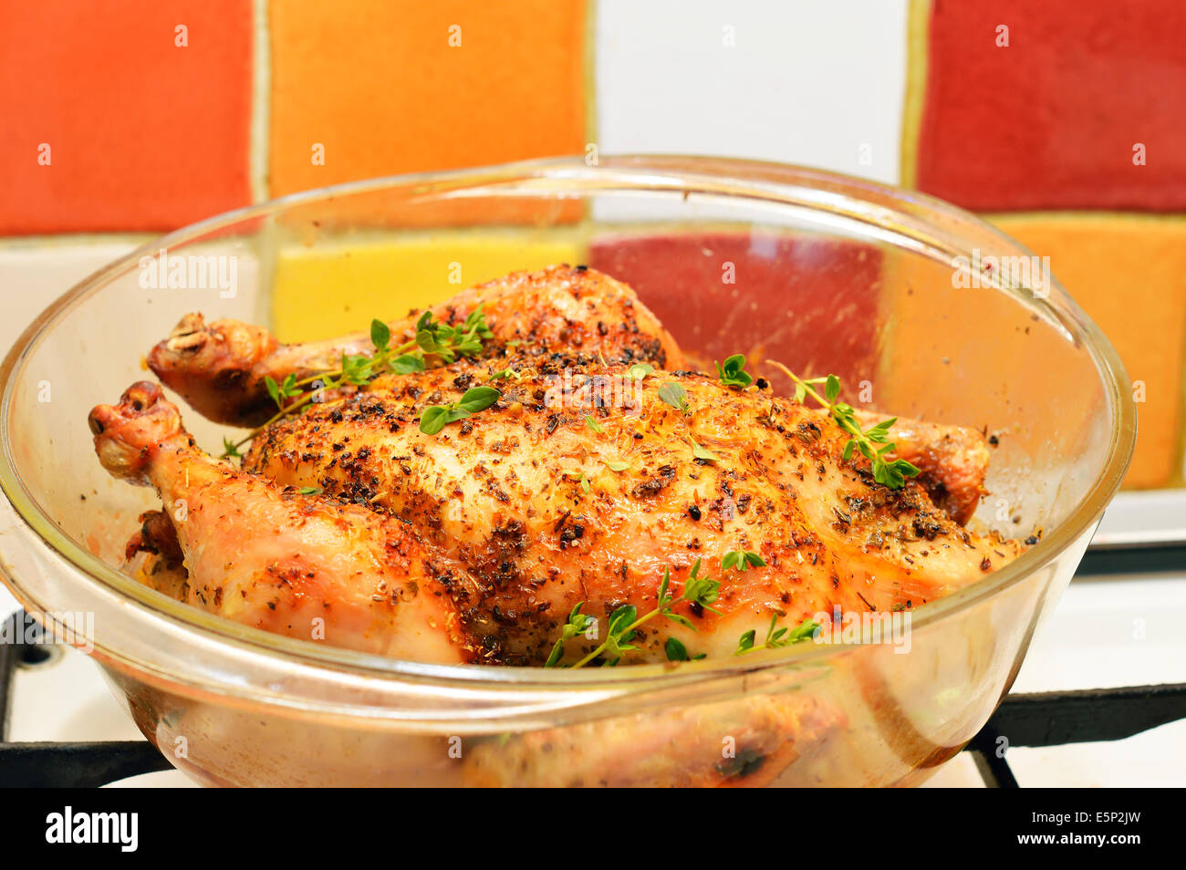Appetizing and tasty roast chicken homemade baking , roasting meat ...