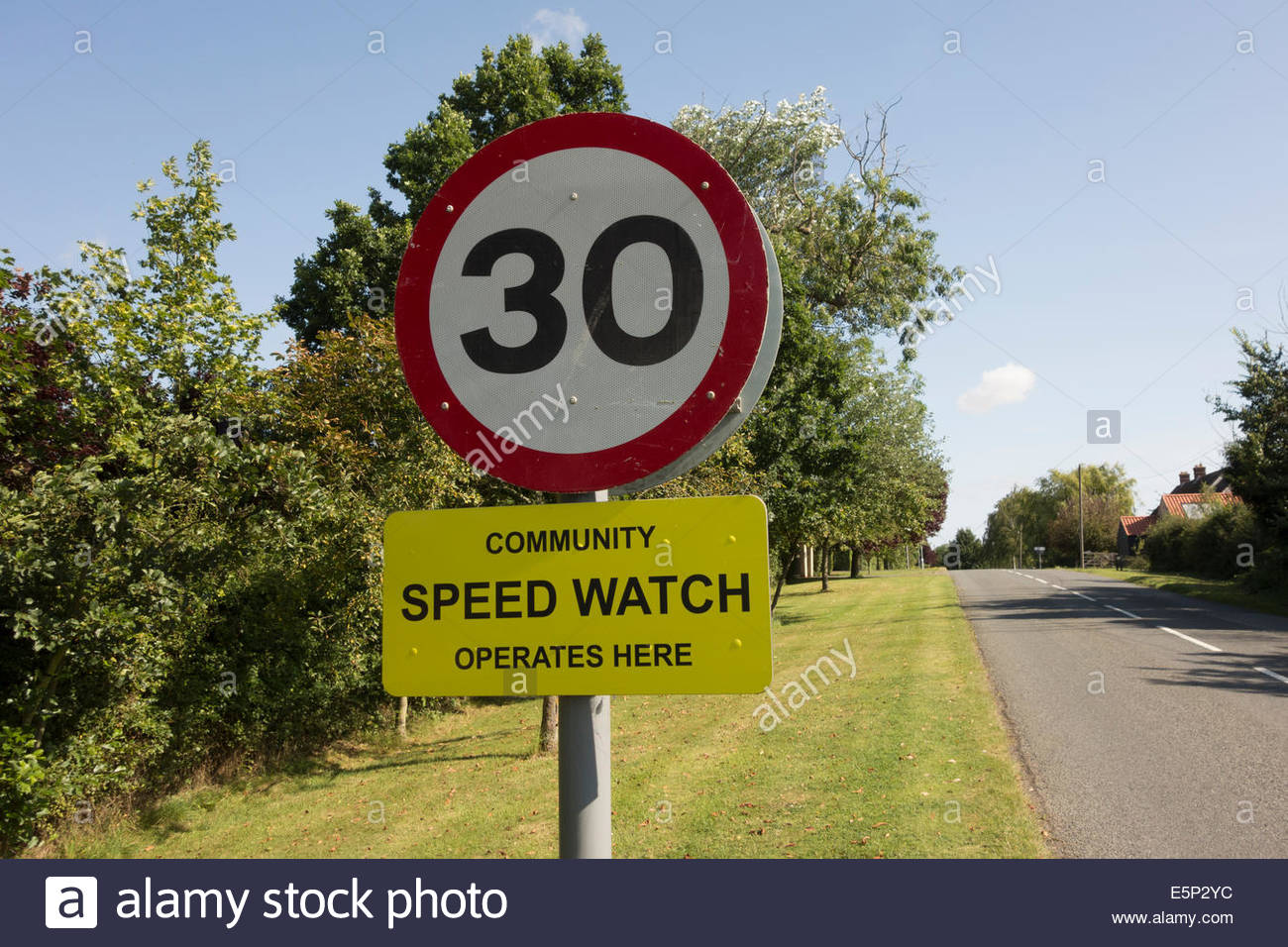 Sign for Community Speedwatch, a voluntary organisation monitoring ...