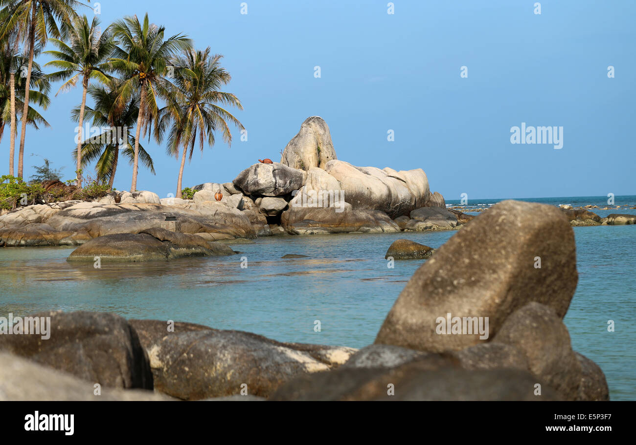 bright sunny seascape with beautiful cliffs Stock Photo - Alamy