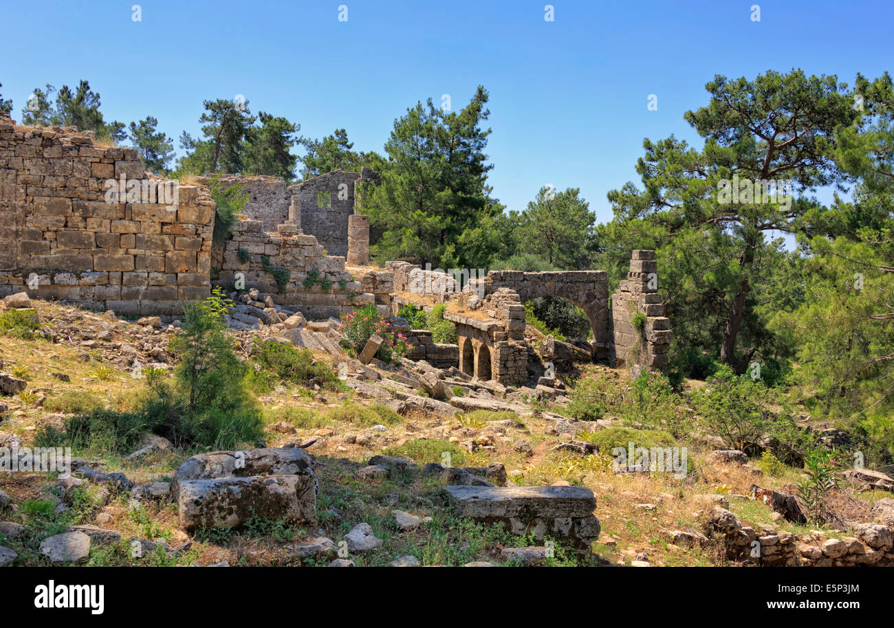 The ancient ruins of Seleucia (Pamphylia Stock Photo - Alamy