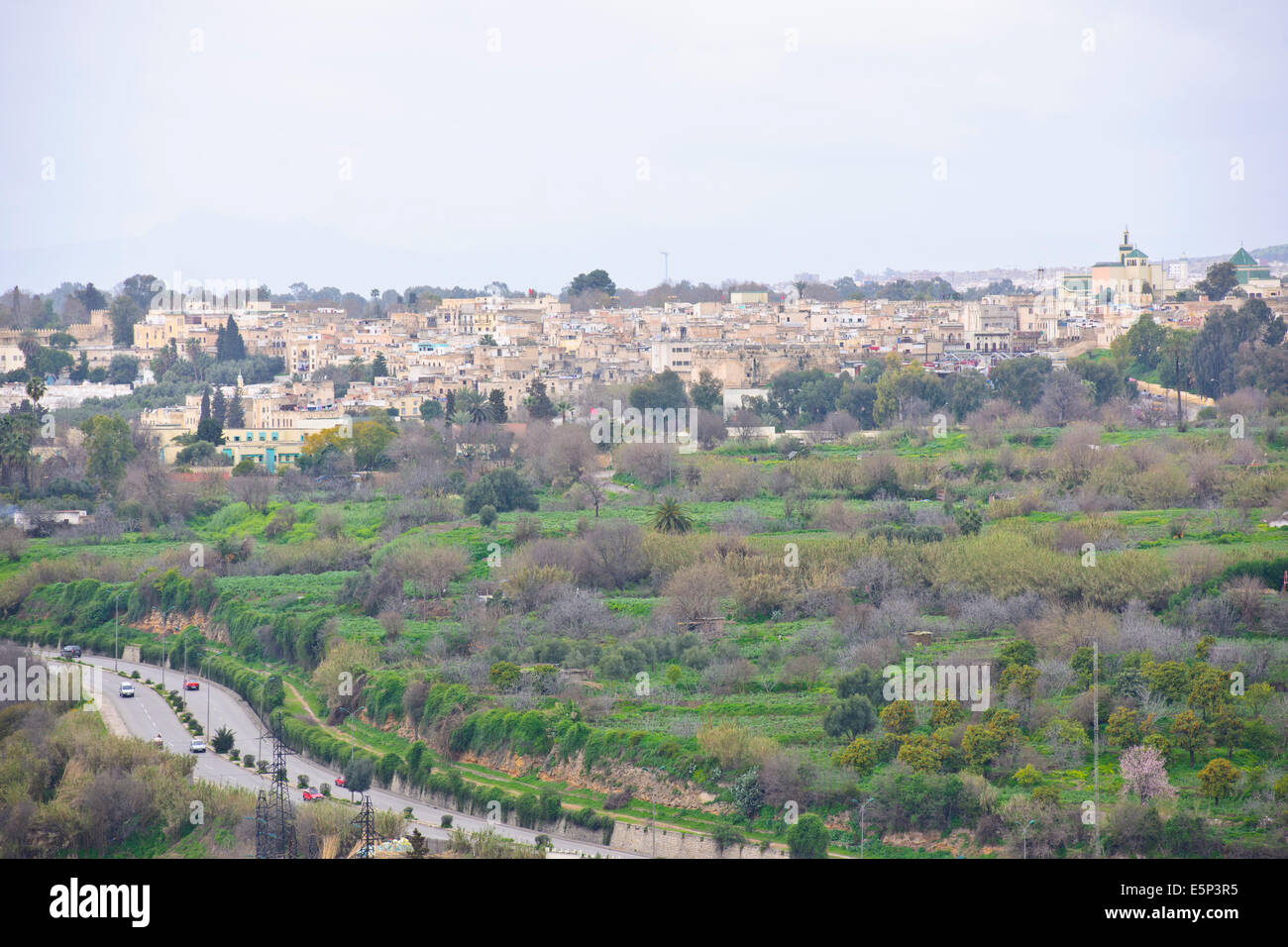 Fez City Skyline looking East and West,Souk,Surrounding Hills,City ...
