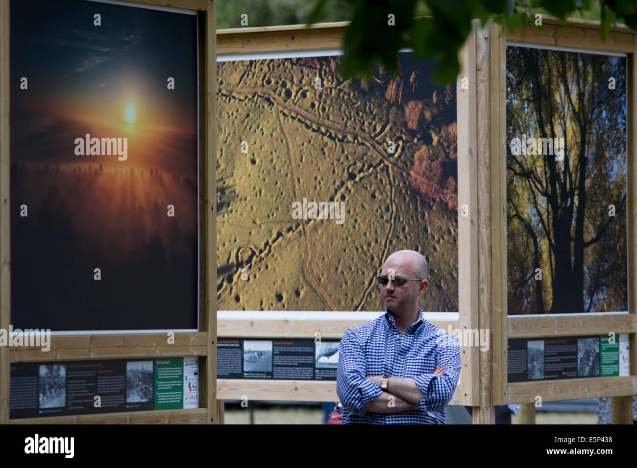 Shell holes trenches landscape ww1 hi-res stock photography and images ...