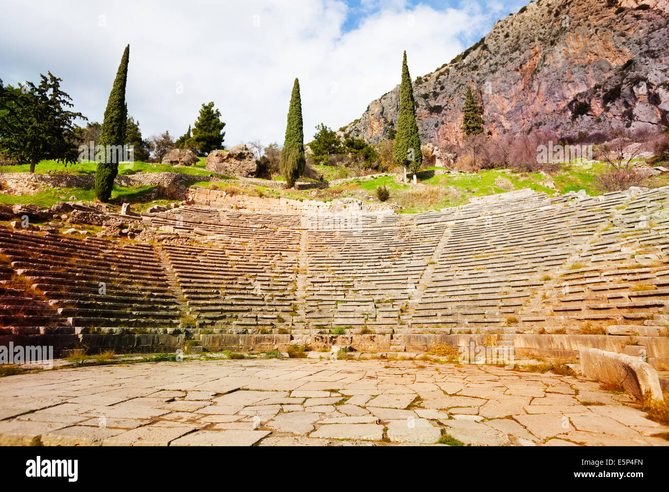 Delphi theater ruins hi-res stock photography and images - Alamy