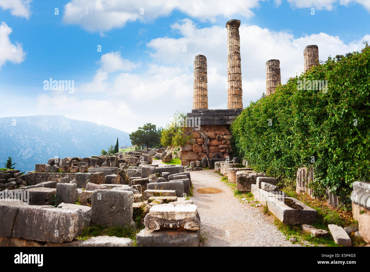 The ruins of an ancient temple Stock Photo - Alamy