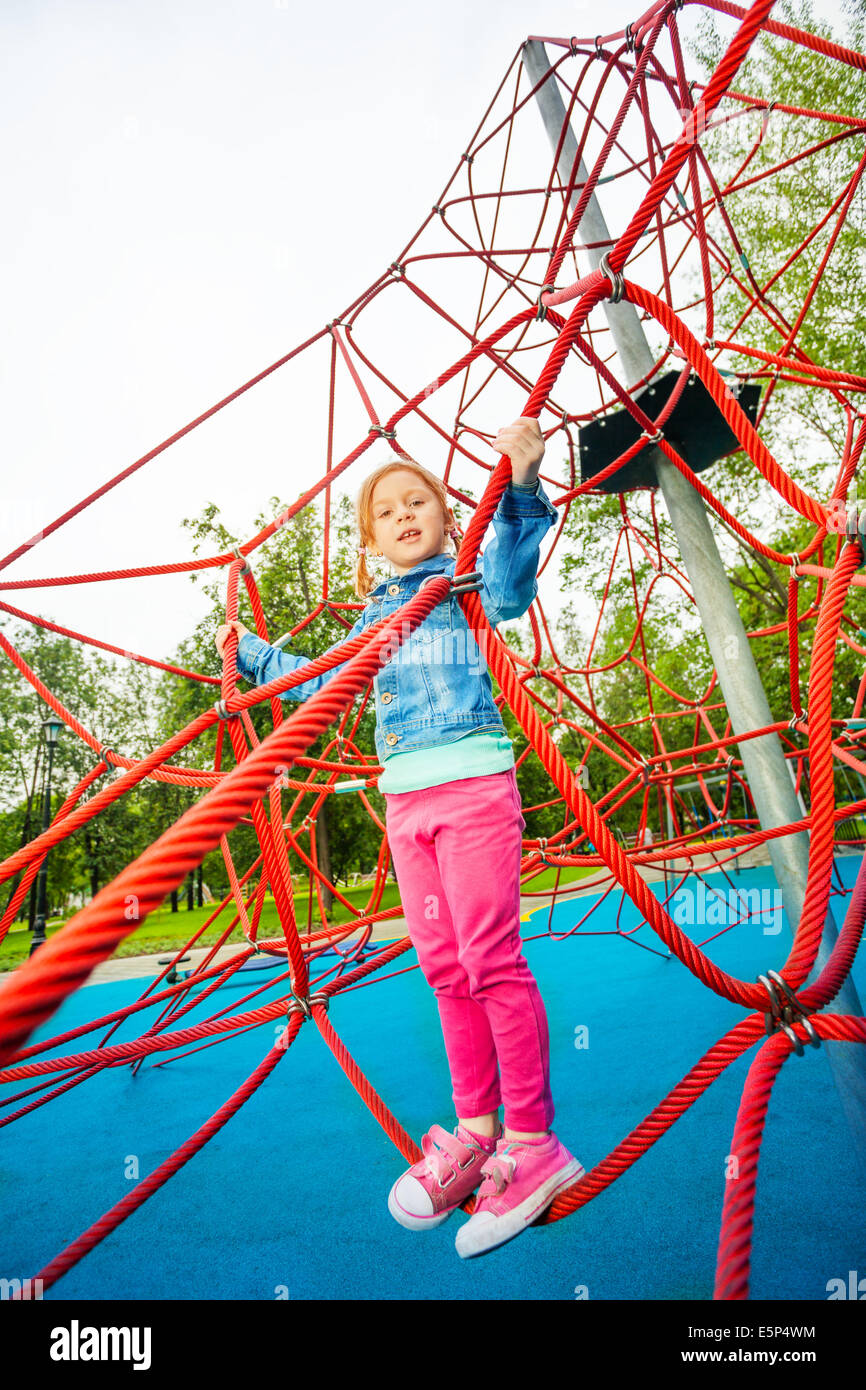 Child balance playground hi-res stock photography and images - Alamy