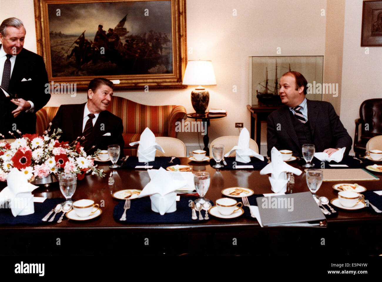 President reagan banquet hi-res stock photography and images - Alamy