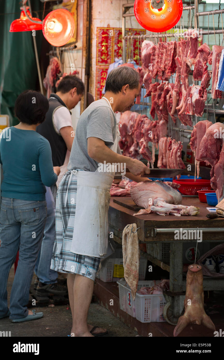 Hong kong butcher hi-res stock photography and images - Alamy