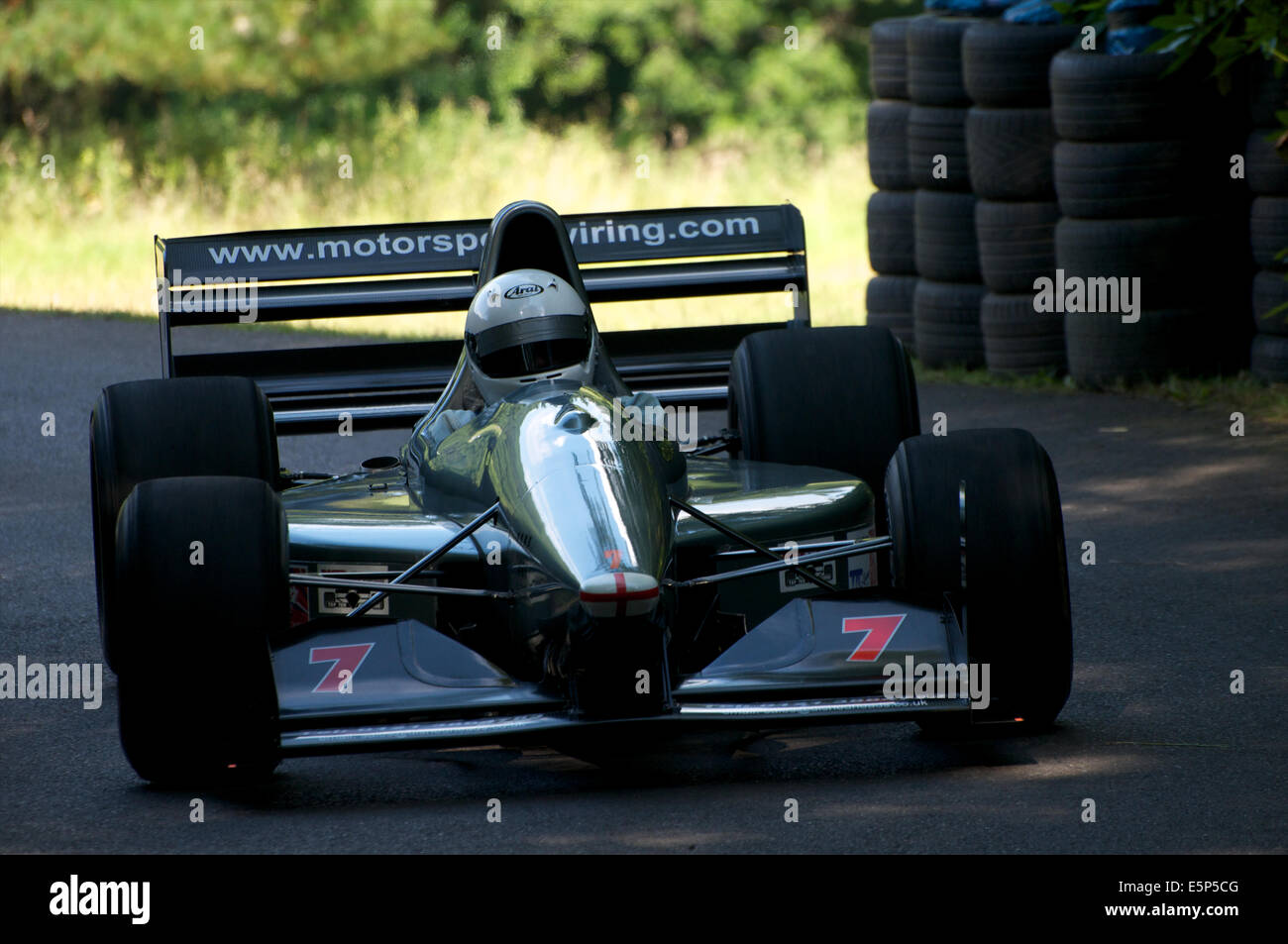 Single seat racing and sportscars competing at Wiscombe Park hillclimb ...