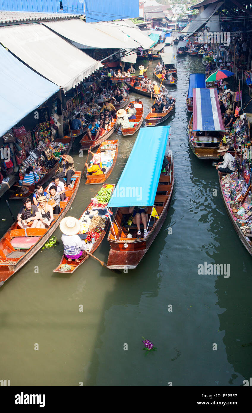 Damnoen Saduak Floating Market, Thailand Stock Photo - Alamy