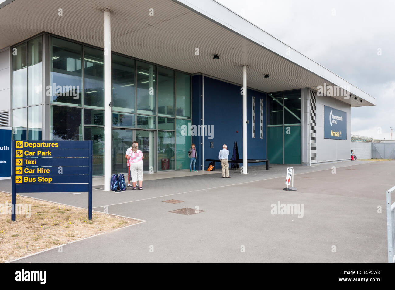 Bournemouth Airport arrivals terminal Stock Photo - Alamy