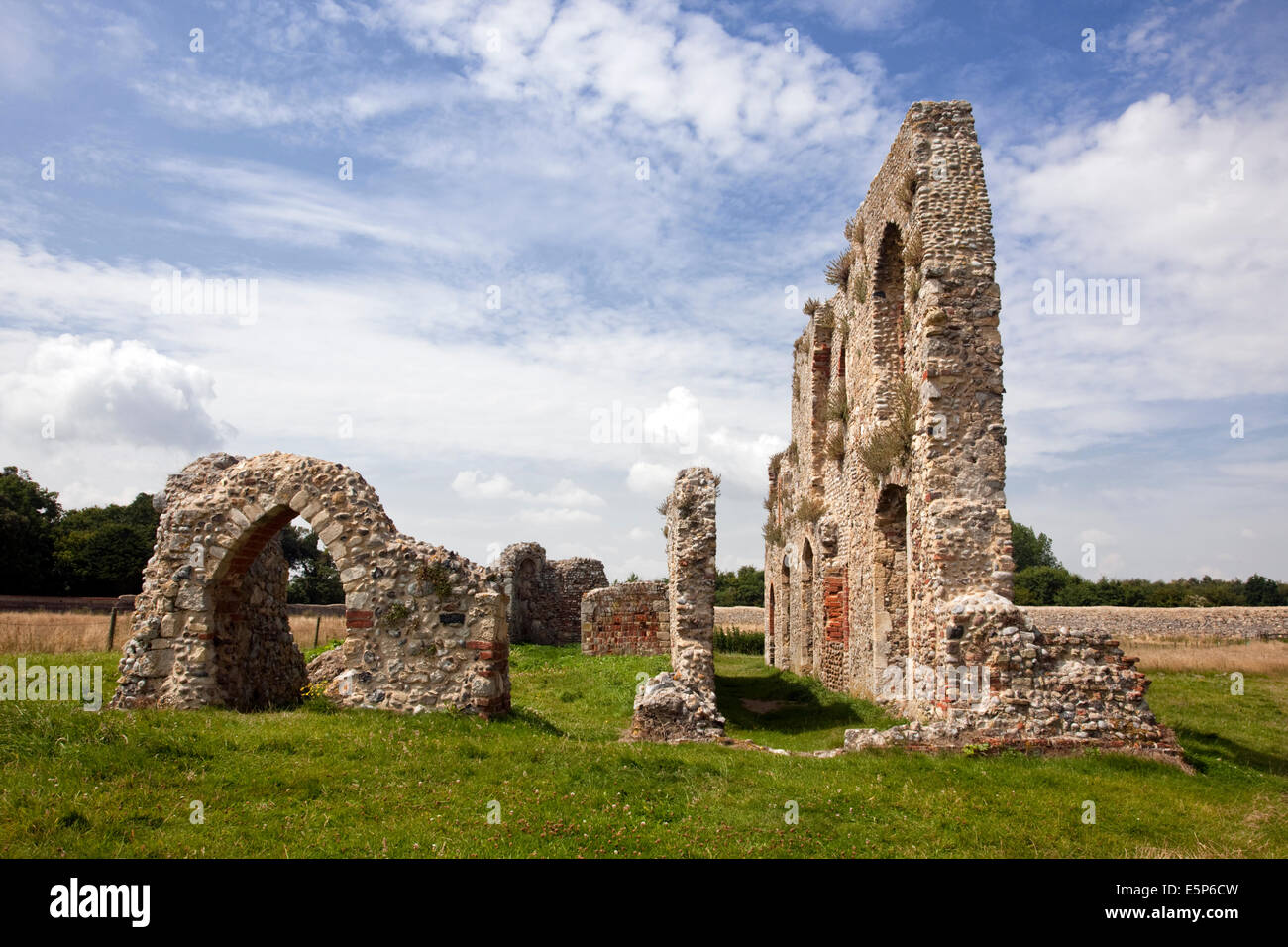Ruins of Greyfriars friary at Dunwich, Suffolk Stock Photo - Alamy