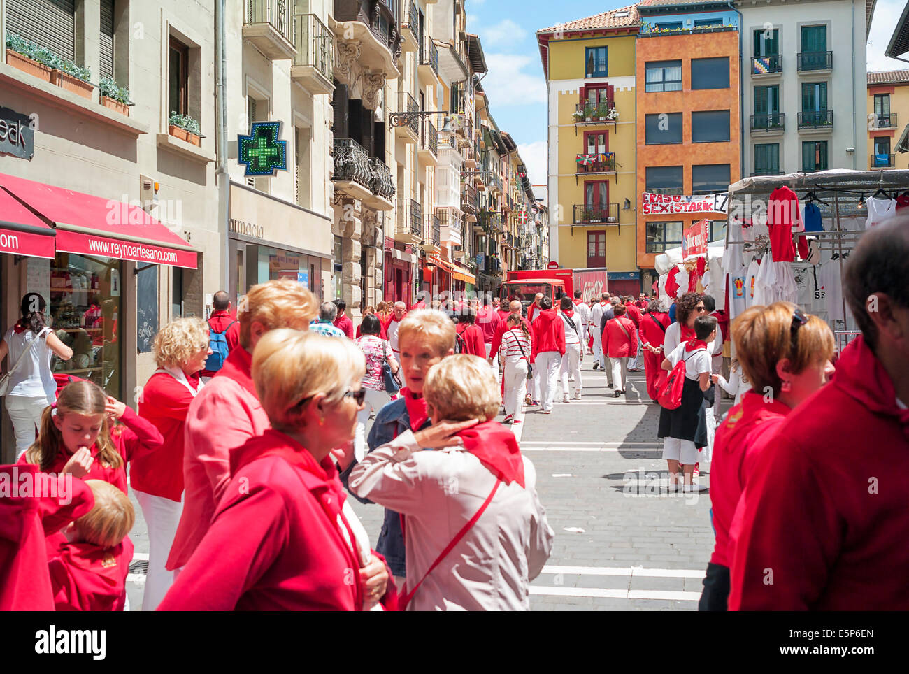 -San Fermin- Pamplona (Spain Stock Photo - Alamy